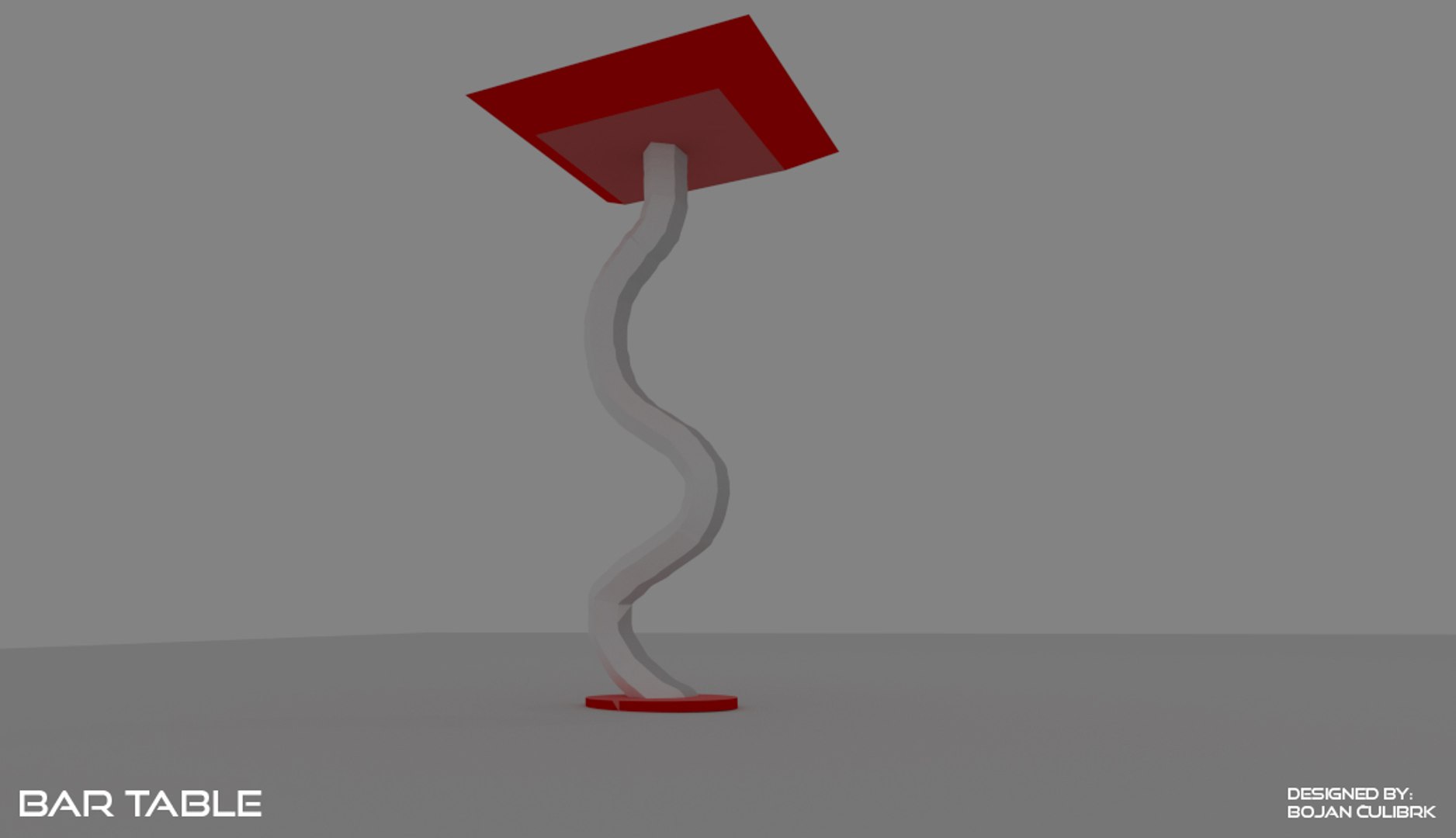 Andromeda Bar Table 3d Model