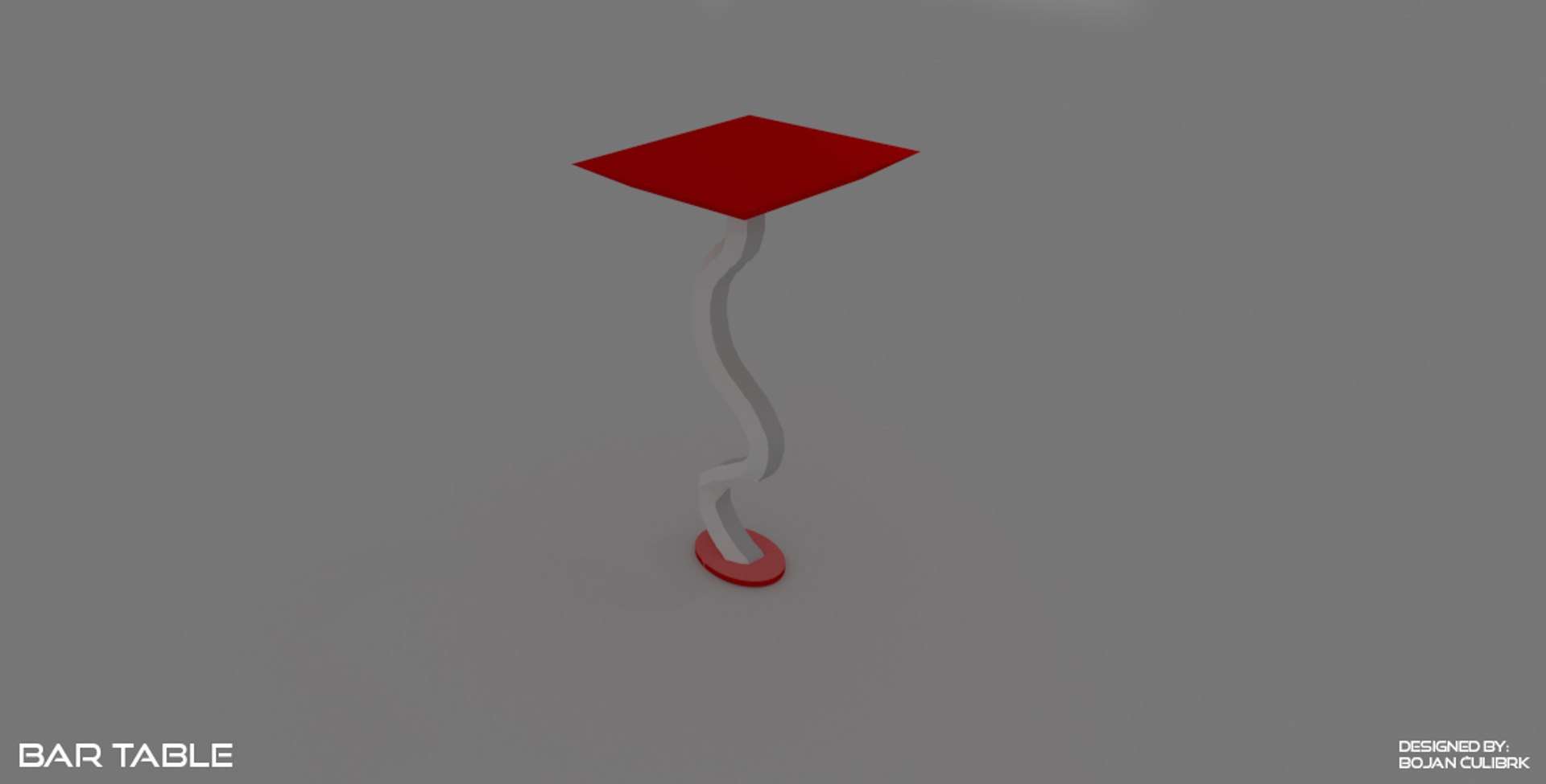 Andromeda Bar Table 3d Model