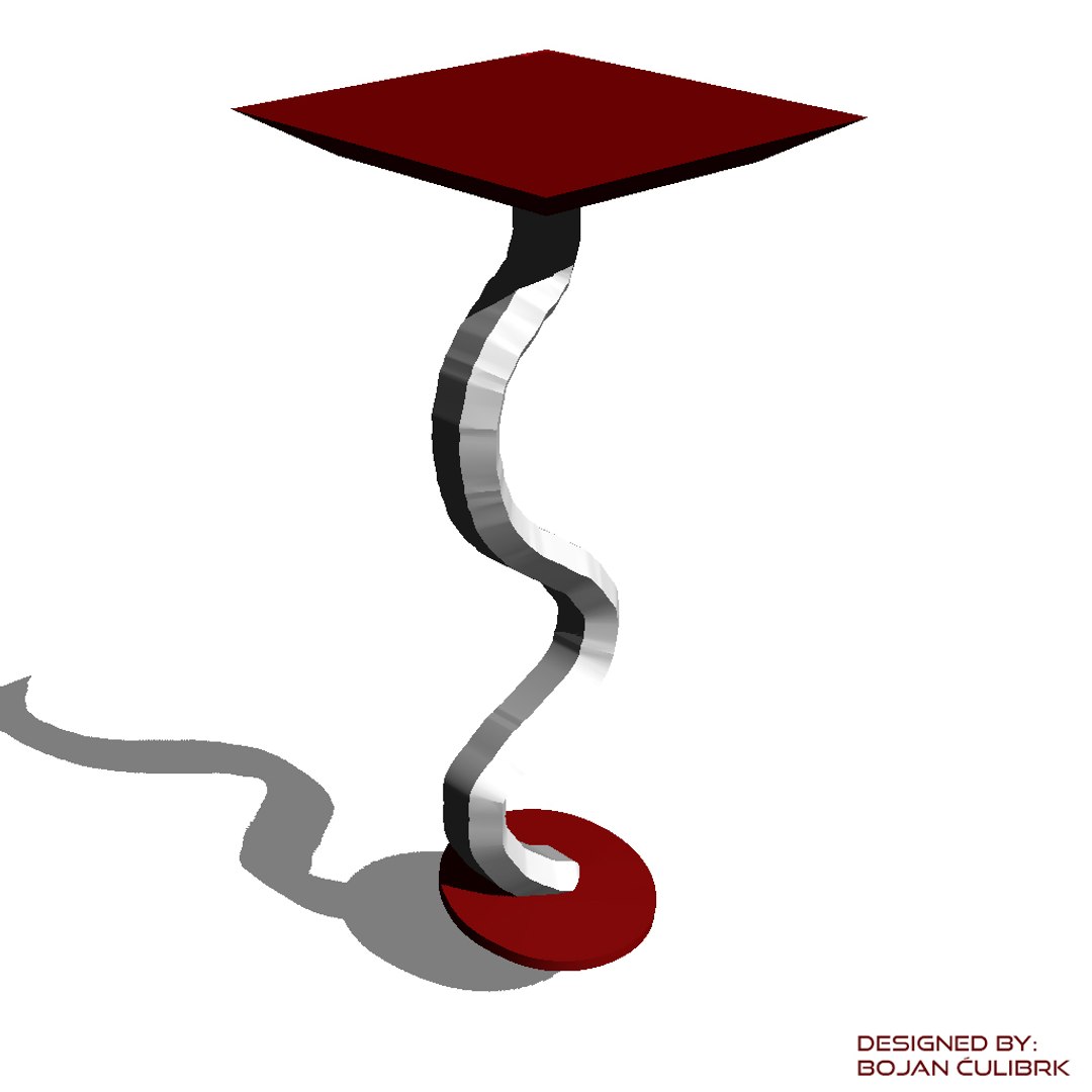Andromeda Bar Table 3d Model