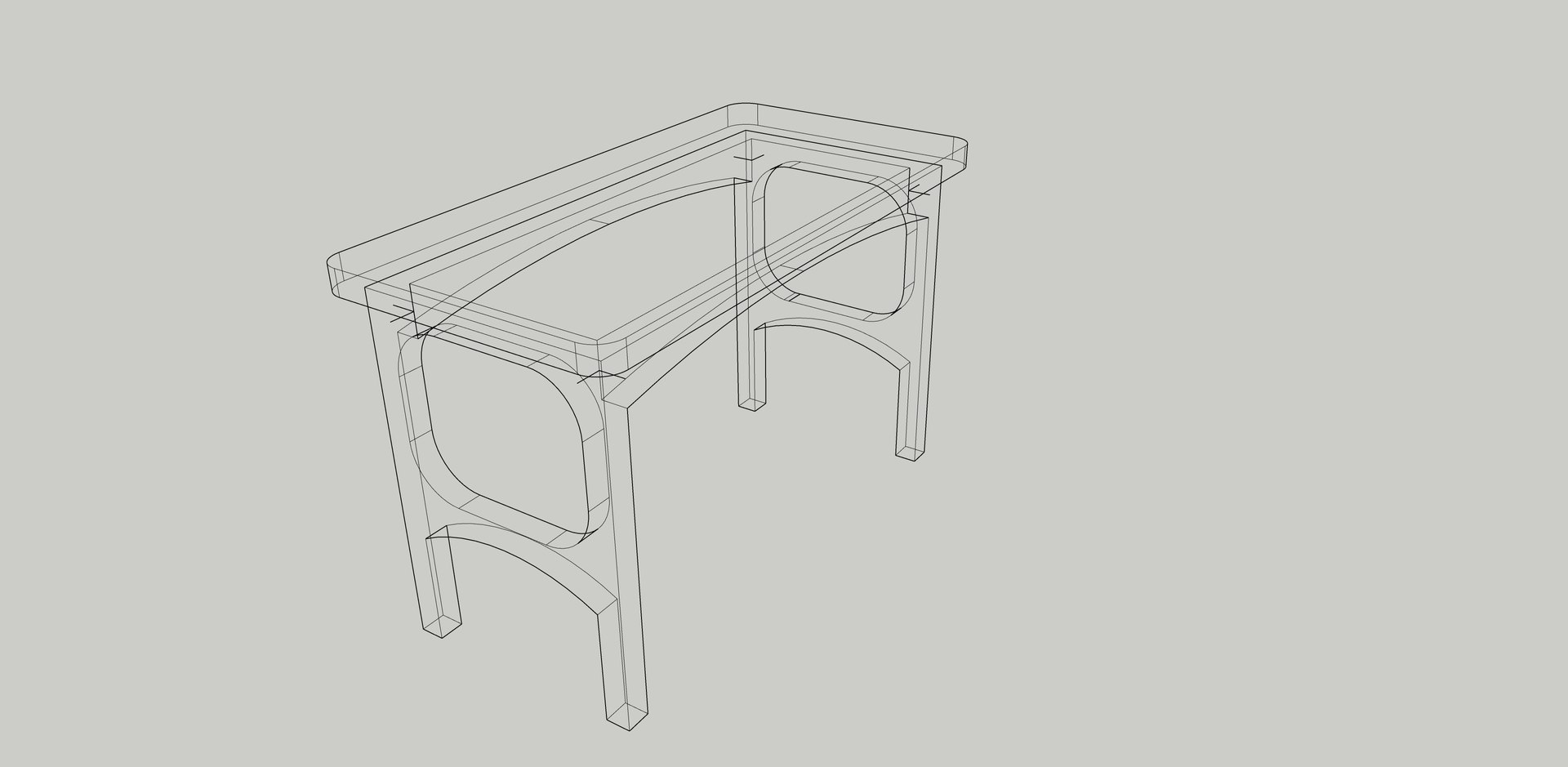 3D Model Generic Computer Table - TurboSquid 1998197
