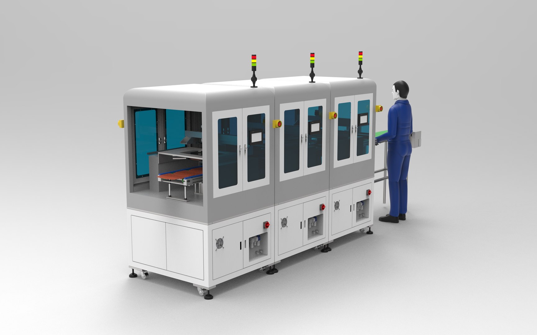 Laptop Keyboard Automatic Detection Machine Model - TurboSquid 1900549