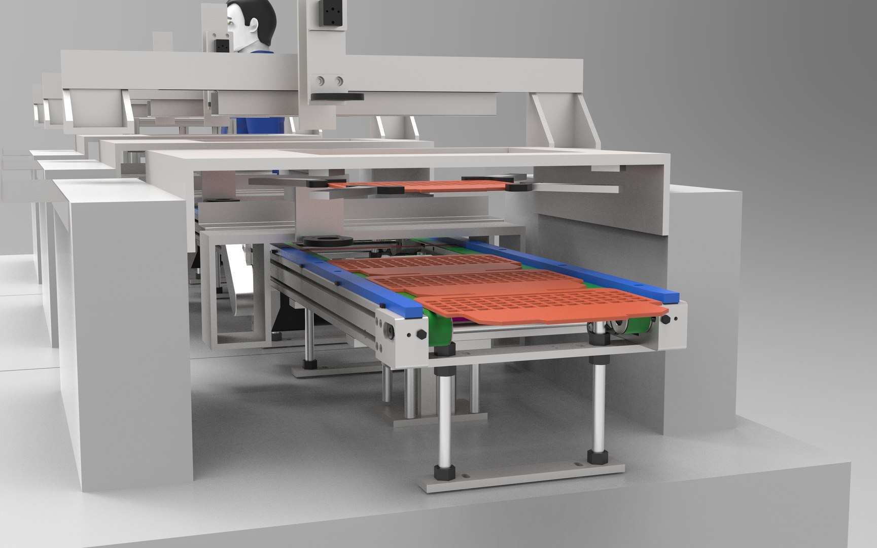 Laptop Keyboard Automatic Detection Machine Model - TurboSquid 1900549