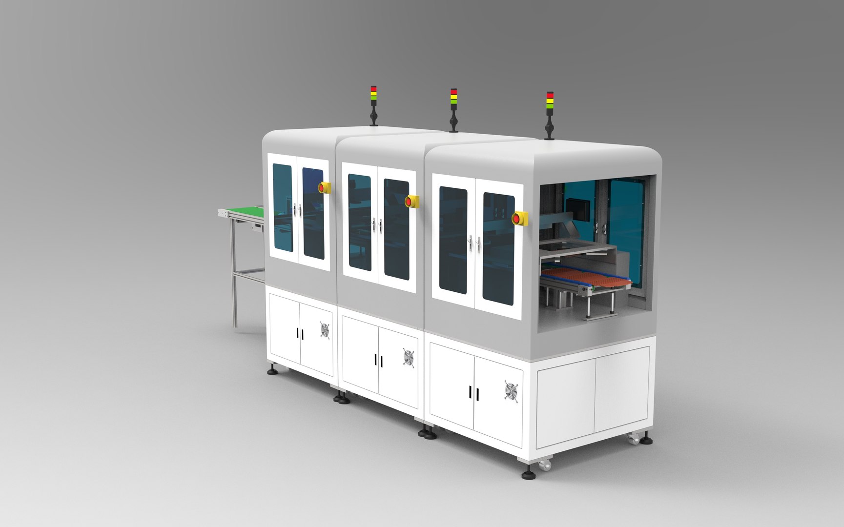 Laptop Keyboard Automatic Detection Machine Model - TurboSquid 1900549