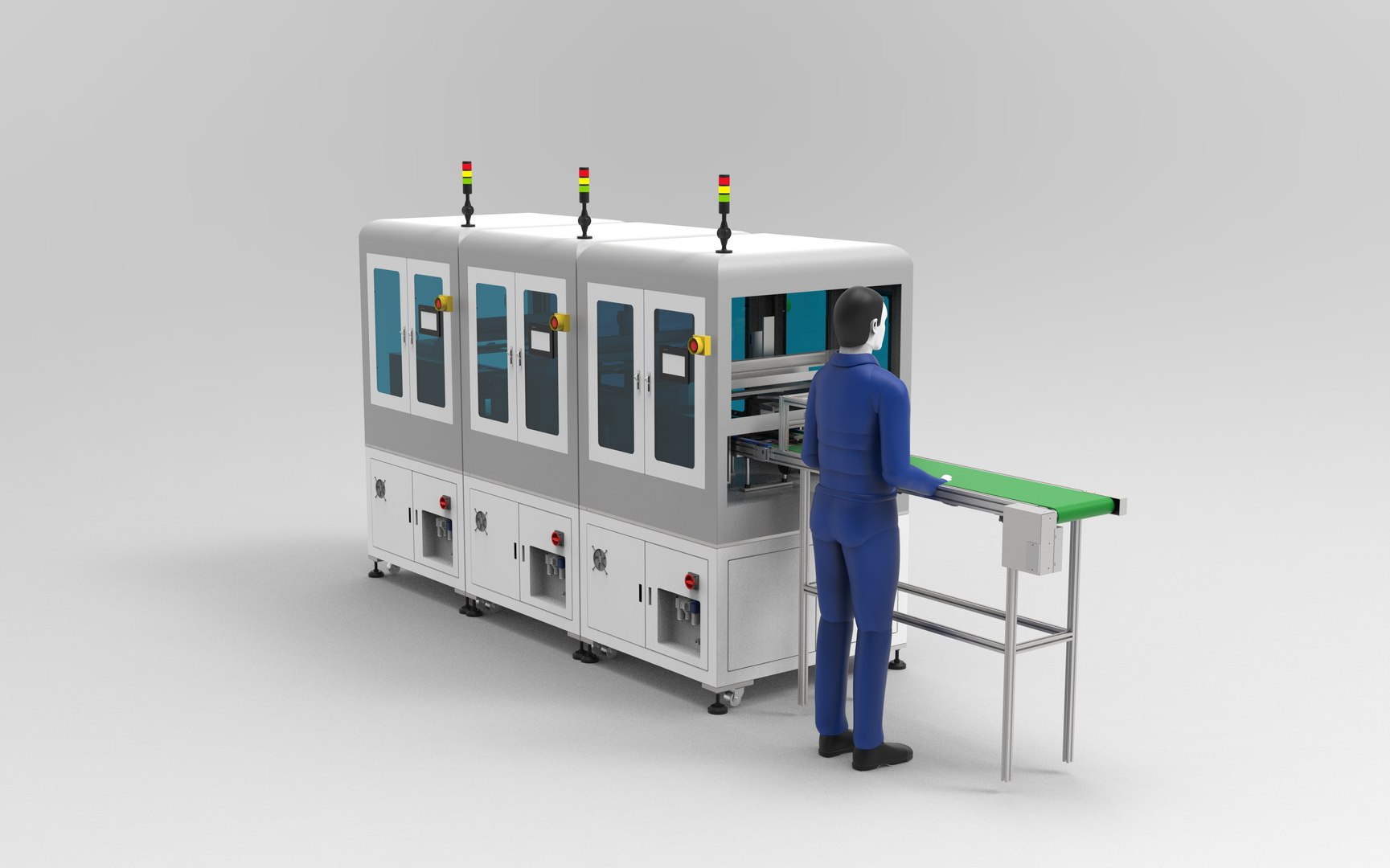 Laptop Keyboard Automatic Detection Machine Model - TurboSquid 1900549