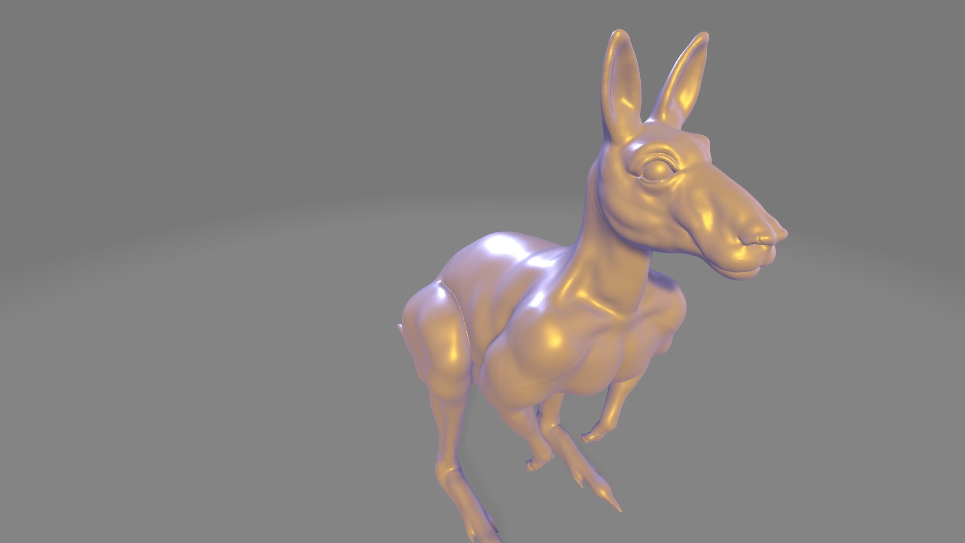 3D Muscular Kangaroo - TurboSquid 2034894