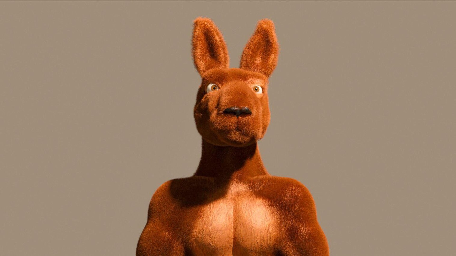 3D Muscular Kangaroo - TurboSquid 2034894