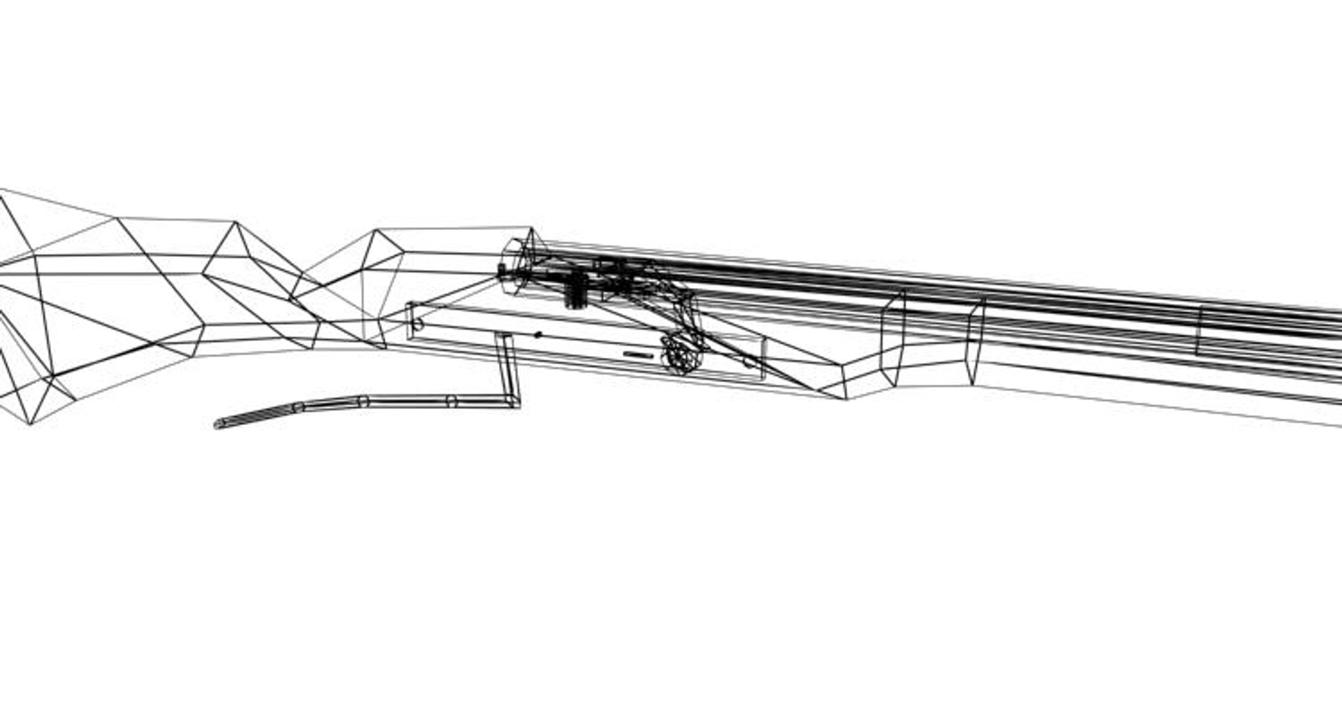 Matchlock Musket Animation Lock 3d Model
