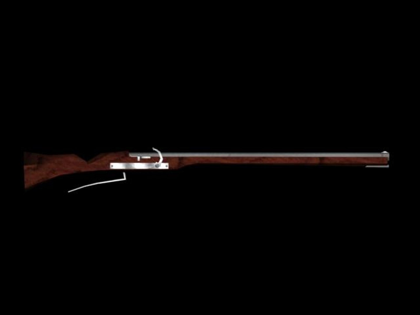 Matchlock Musket Animation Lock 3d Model