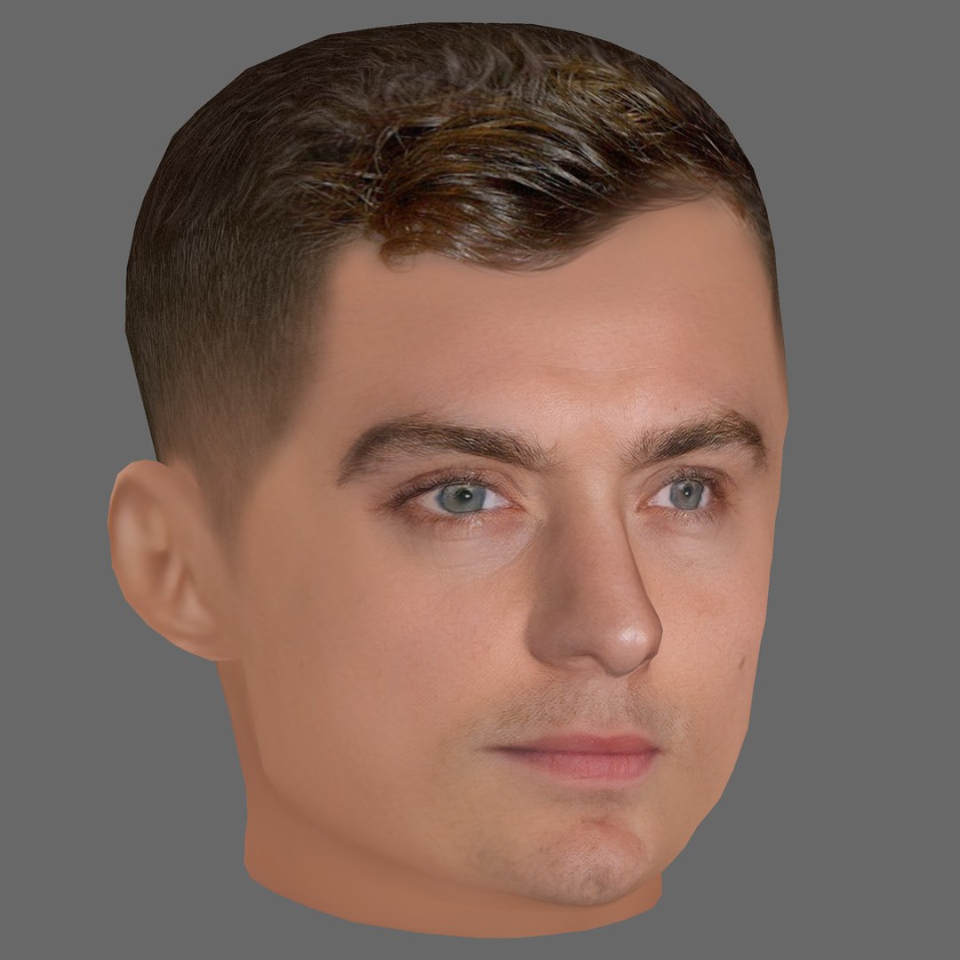 Jude Law Head - Low Poly Head For Game Low-poly 3D Model - TurboSquid ...