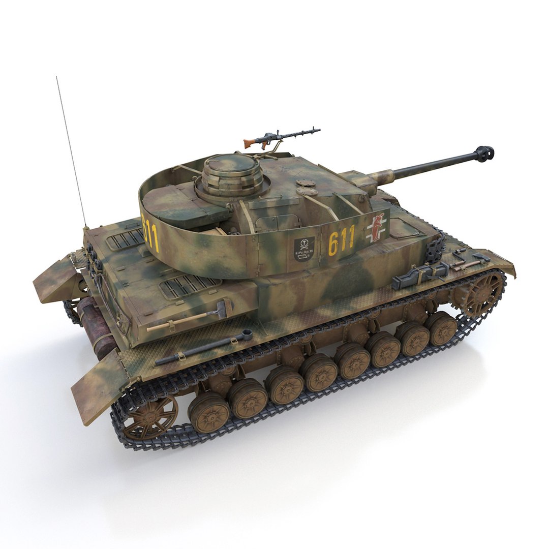 3D German Panzer 4 Ausf - TurboSquid 1417215