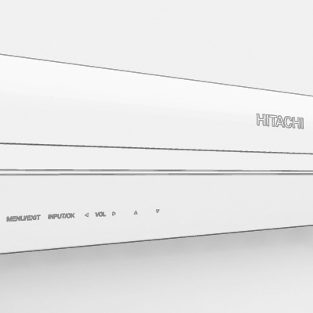 Hitachi Ultravision Lcd Television 3d Model
