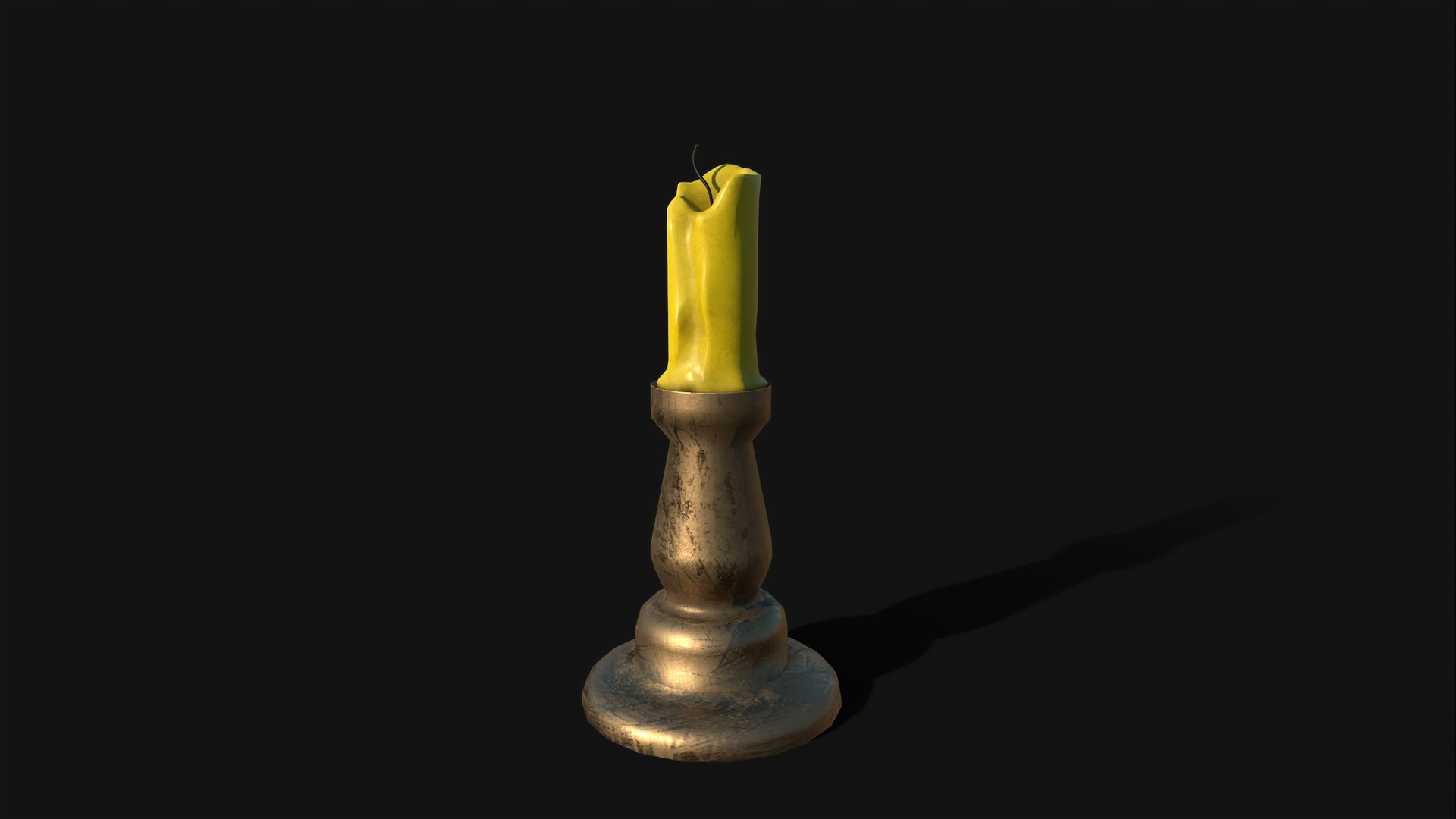 3D Candle 3d Model Low Poly - TurboSquid 1852434