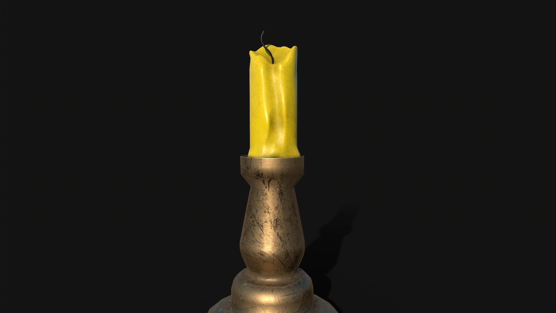 3D Candle 3d Model Low Poly - TurboSquid 1852434