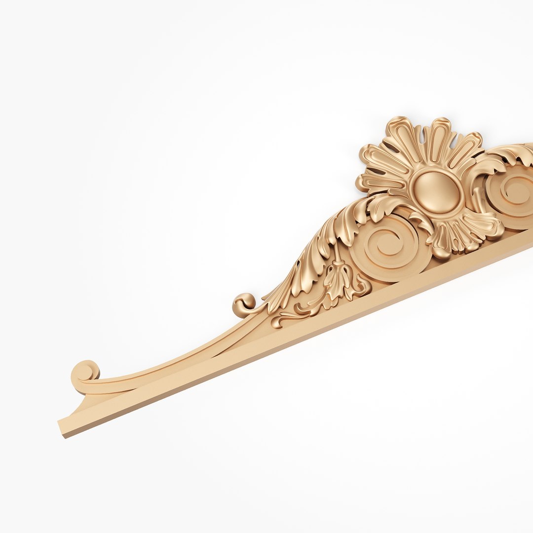 3D Model Onlay Carved 3D Decor - TurboSquid 2220694