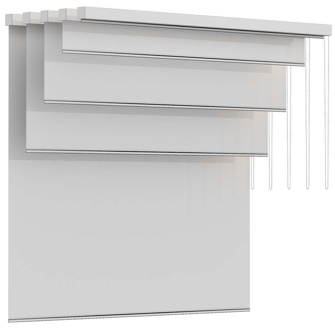 Roller Blinds Set 02 3D - TurboSquid 2236864