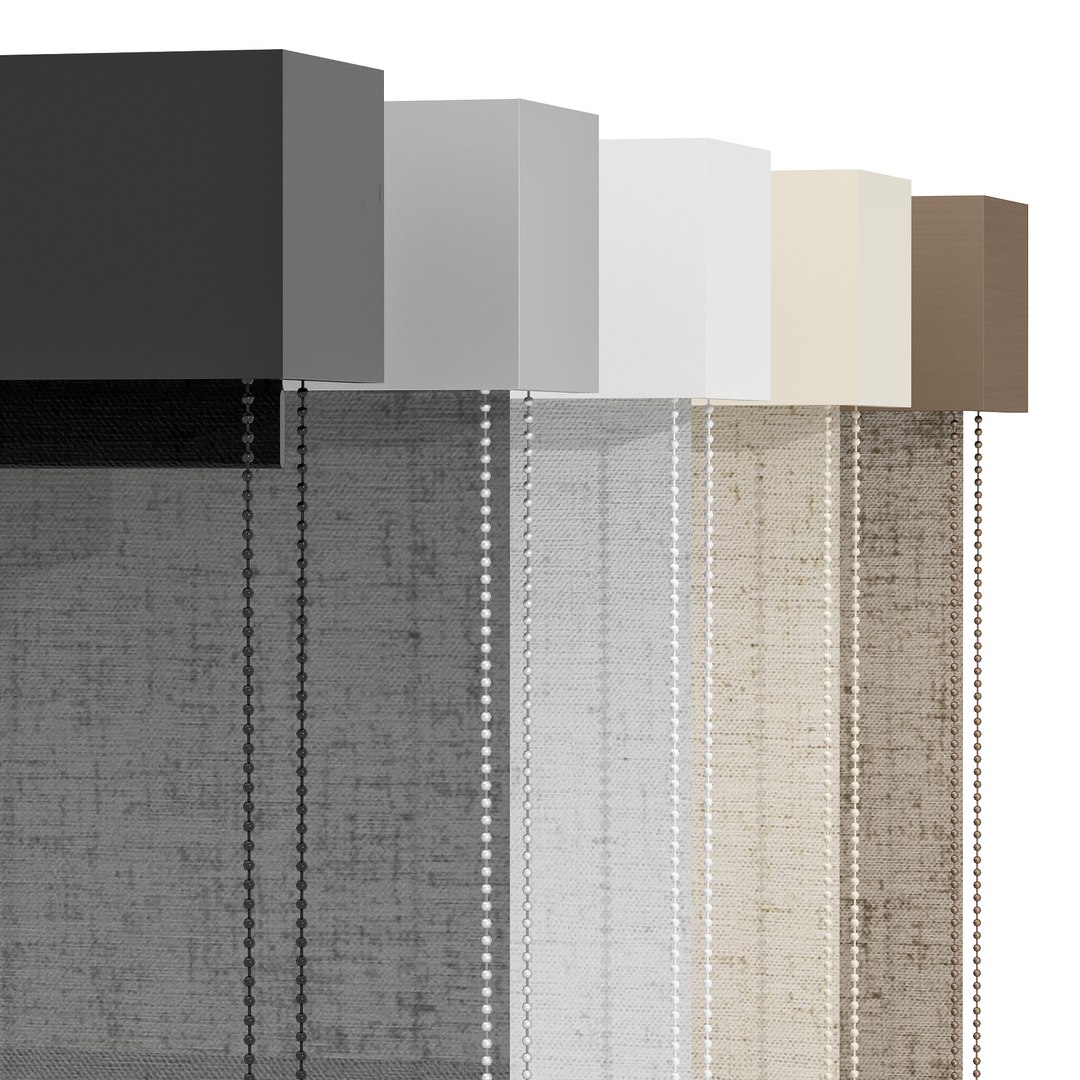 Roller Blinds Set 02 3D - TurboSquid 2236864