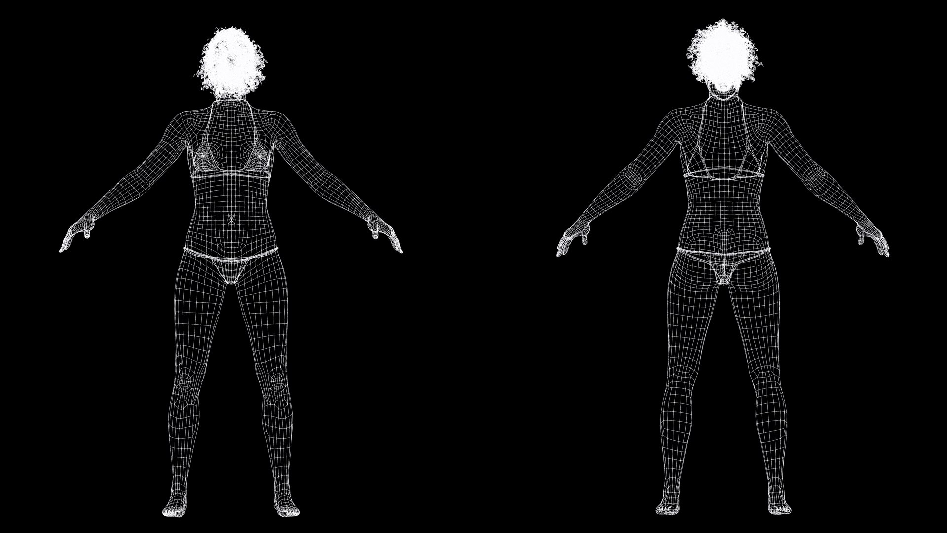 Jacqueline - Realistic Woman Scanned Female Clean 3D Model - TurboSquid ...