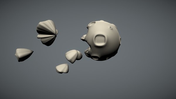 modelo 3d Simpe Destroyed Moon - TurboSquid 1670876