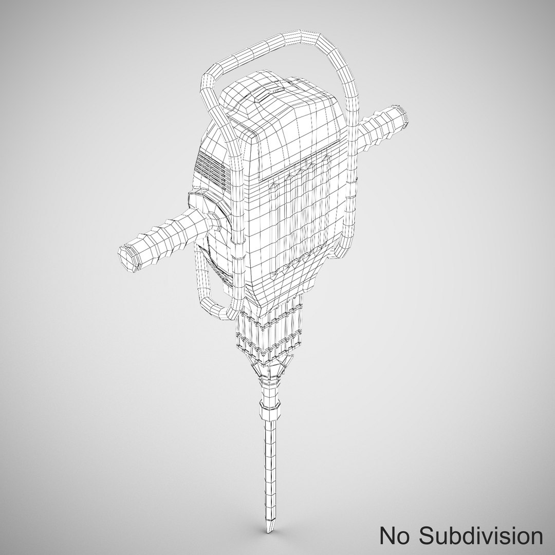 jackhammer hammer 3d model