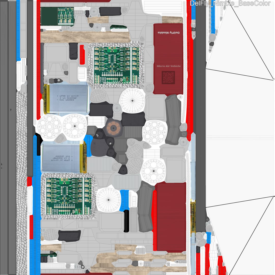 DelFly Nimble Flying Robot 3D Model - TurboSquid 1773942