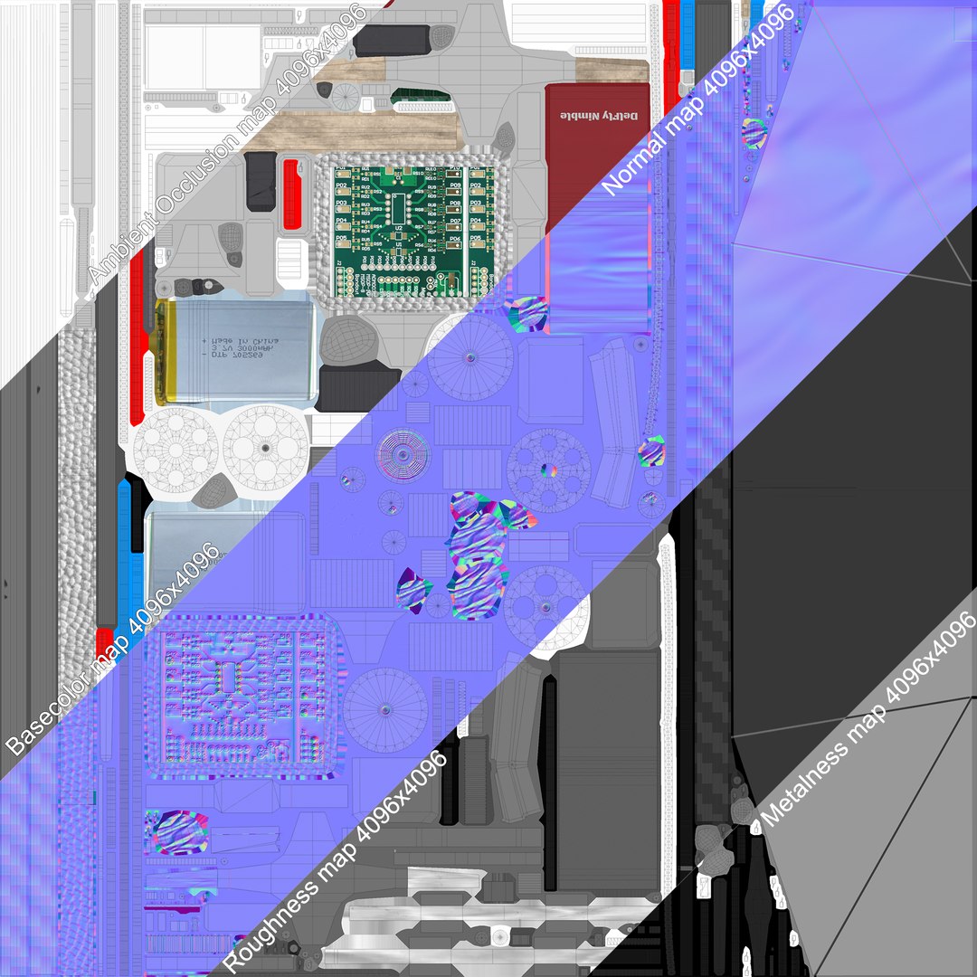 DelFly Nimble Flying Robot 3D Model - TurboSquid 1773942