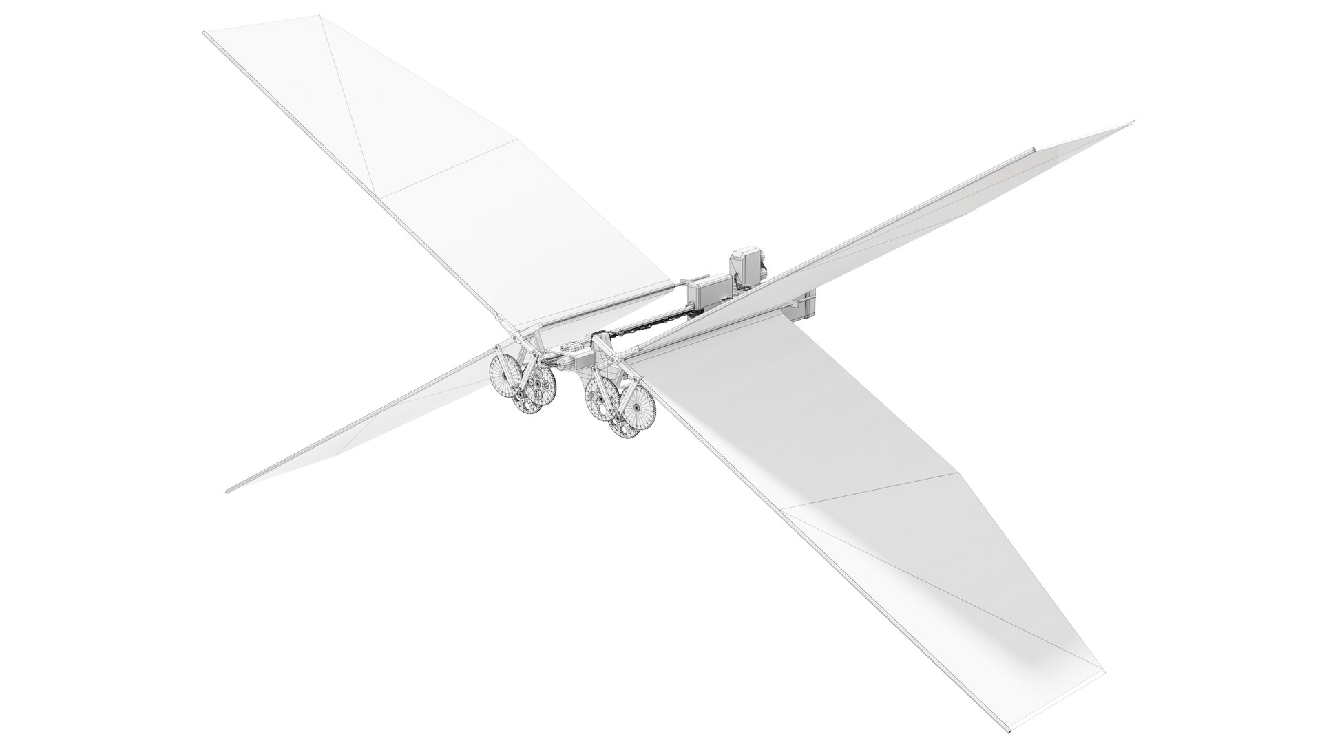 DelFly Nimble Flying Robot 3D Model - TurboSquid 1773942