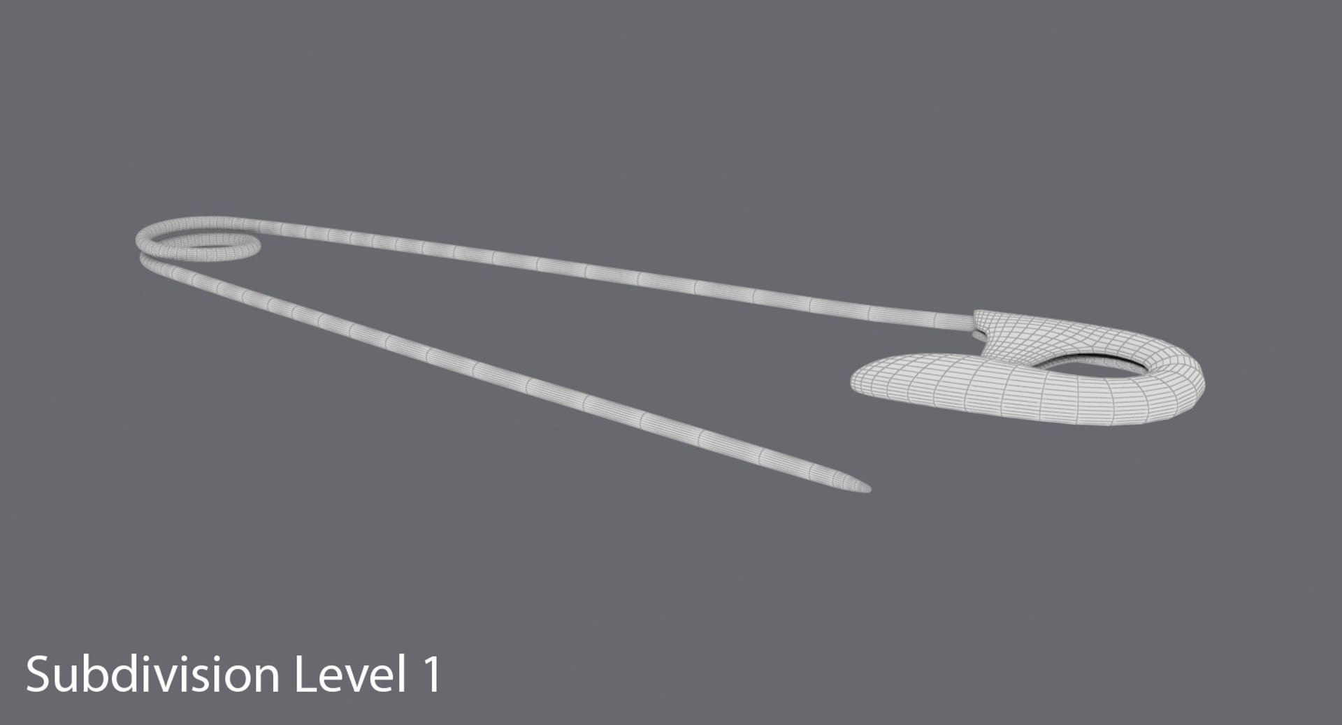 3D Safety-pin---open Model - TurboSquid 1199347