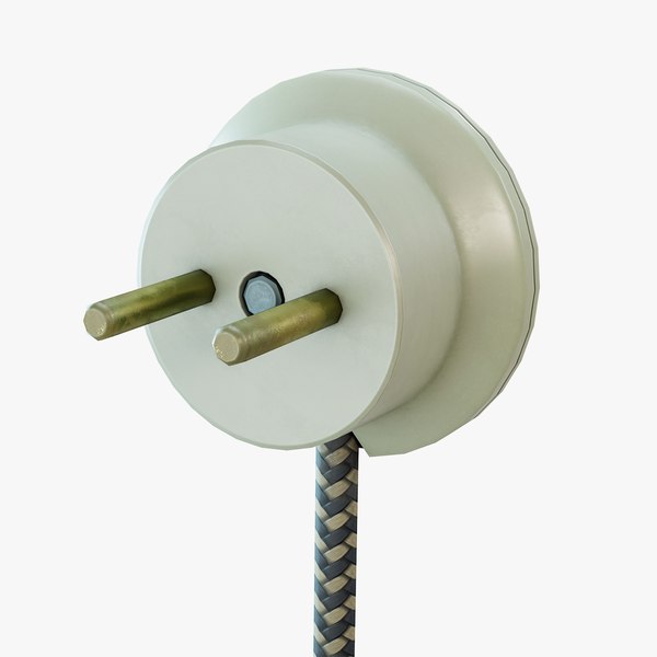 modelo 3d Enchufe eléctrico redondo de la URSS - TurboSquid 2275331