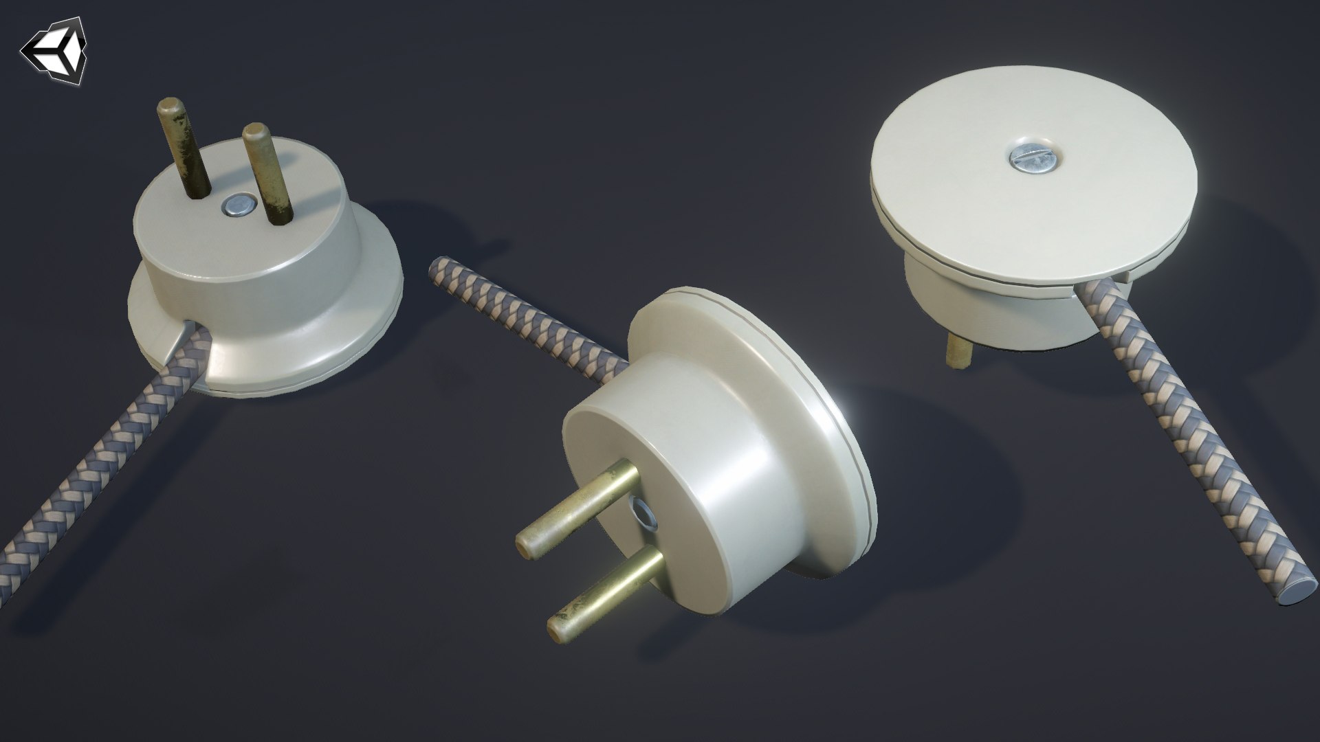 3D Round Electrical Plug USSR - TurboSquid 2275331