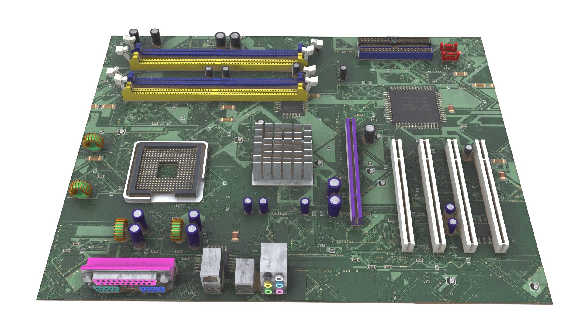 Motherboard New And Old UHD 3D Model - TurboSquid 2079905