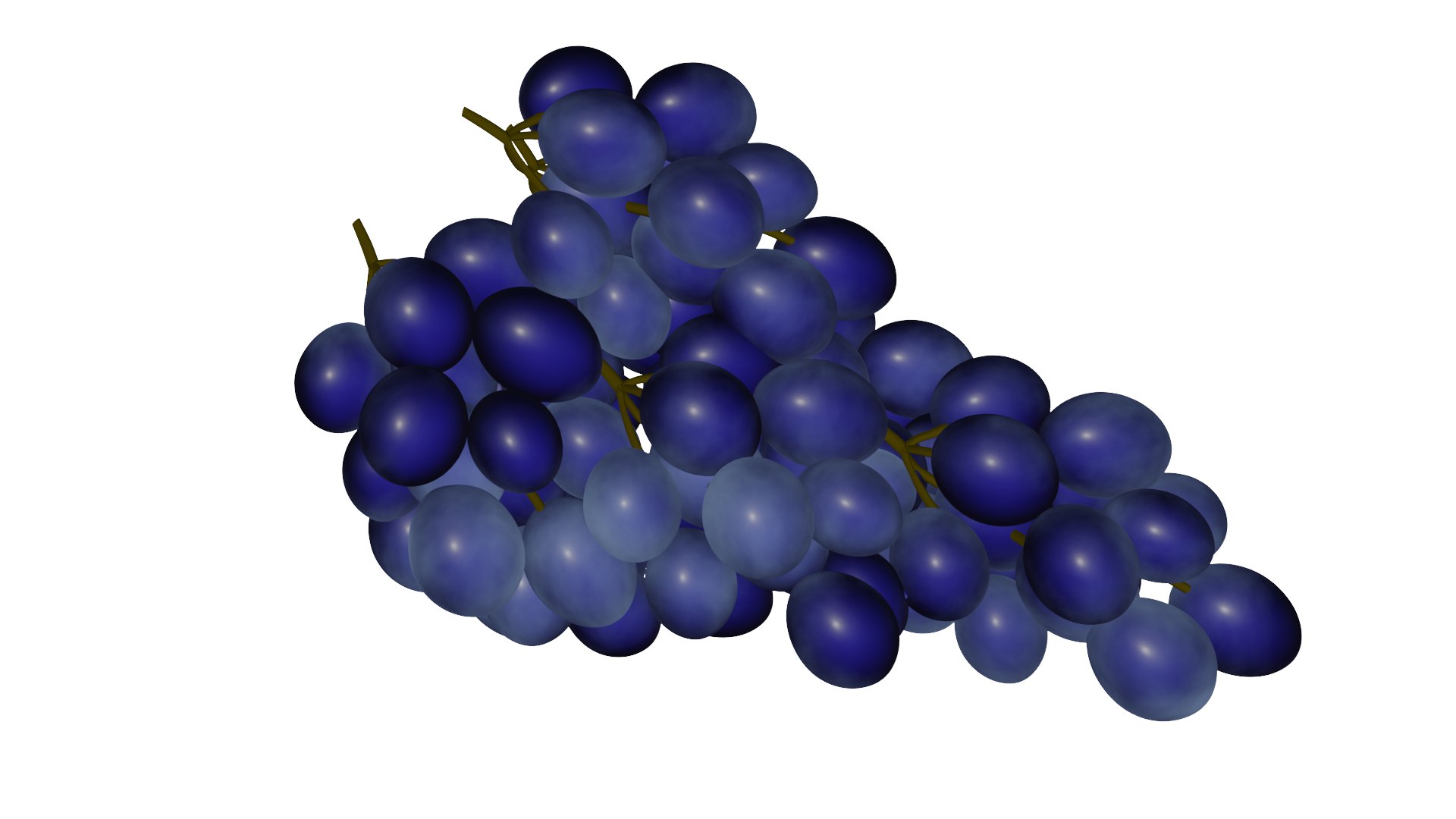 Grape 3D Model - TurboSquid 1858021