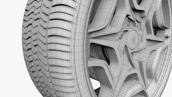 Alloy wheel 3D model - TurboSquid 1672091