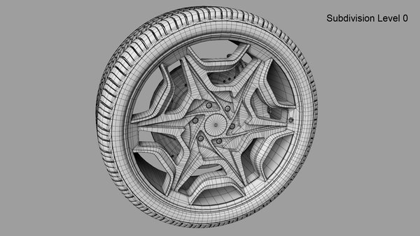 Alloy wheel 3D model - TurboSquid 1672091