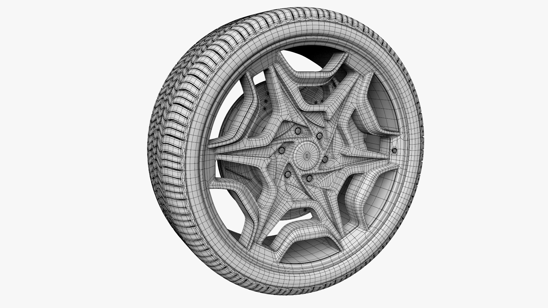 Alloy wheel 3D model - TurboSquid 1672091