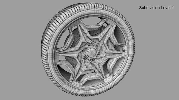 Alloy wheel 3D model - TurboSquid 1672091