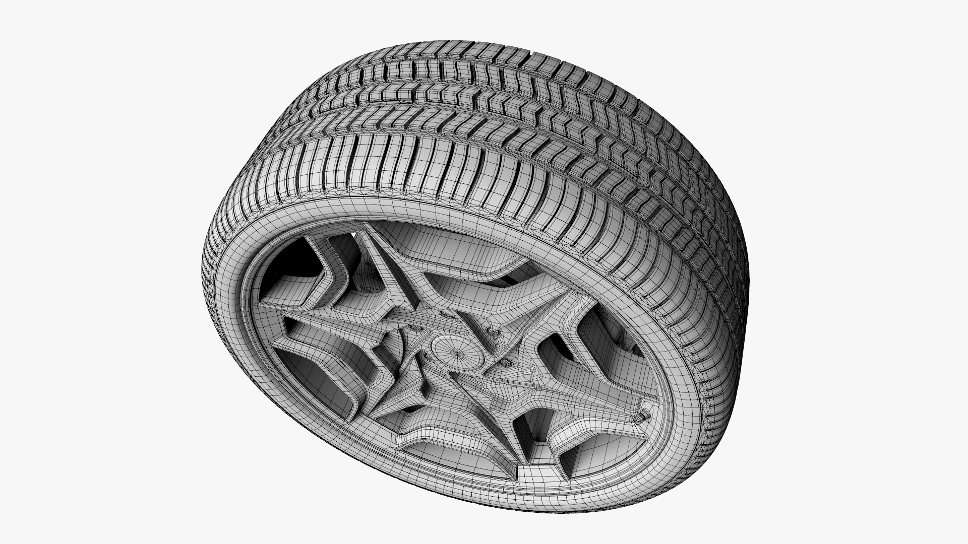 Alloy wheel 3D model - TurboSquid 1672091