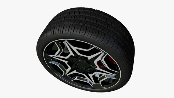 Alloy wheel 3D model - TurboSquid 1672091
