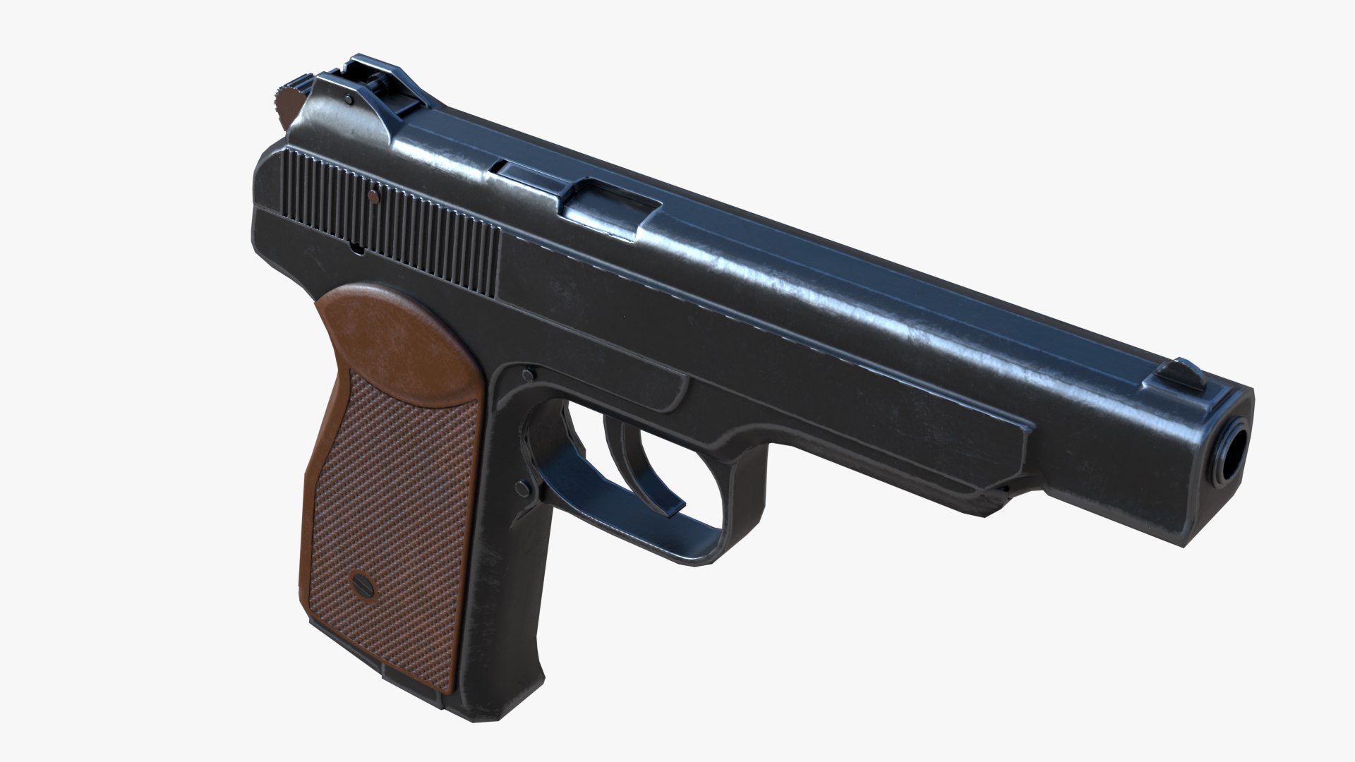 Aps Stechkin Automatic 3D Model - TurboSquid 1311314