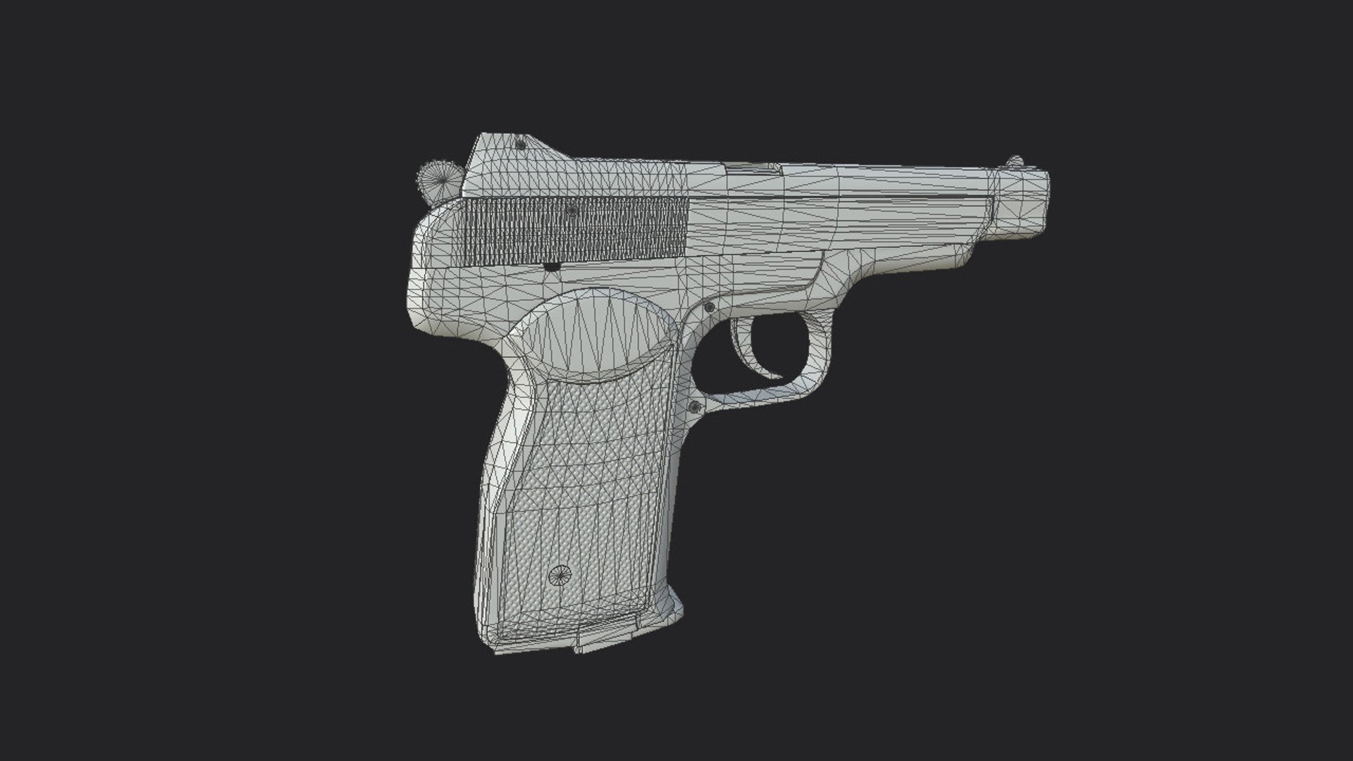 Aps Stechkin Automatic 3D Model - TurboSquid 1311314