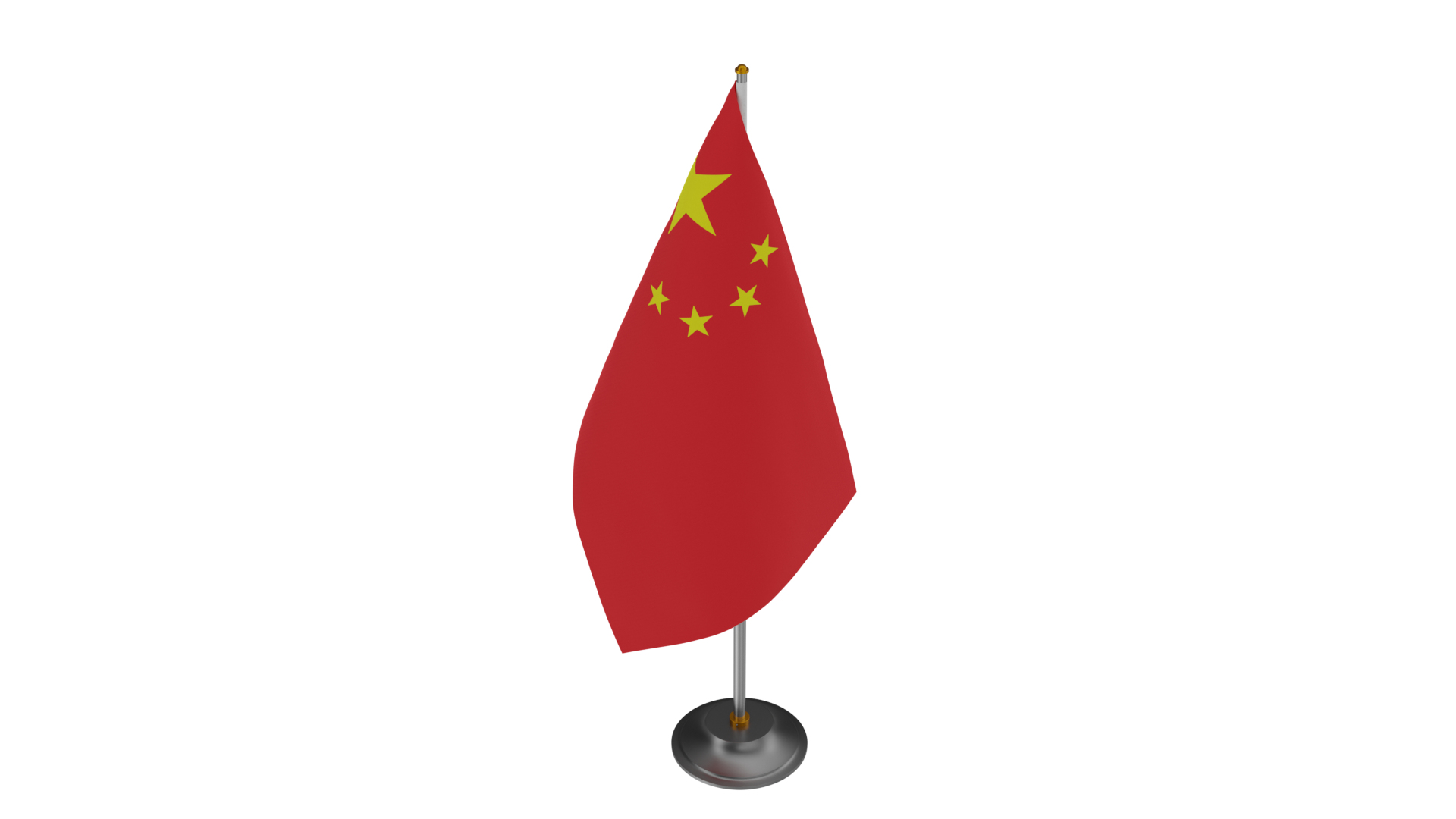Table Flag China V2 3D Model - TurboSquid 2227772