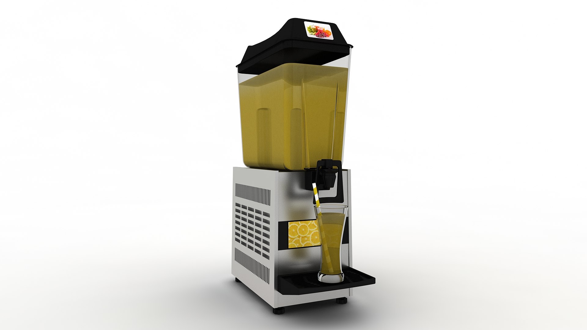 3D model realistic juice dispenser - TurboSquid 1578212
