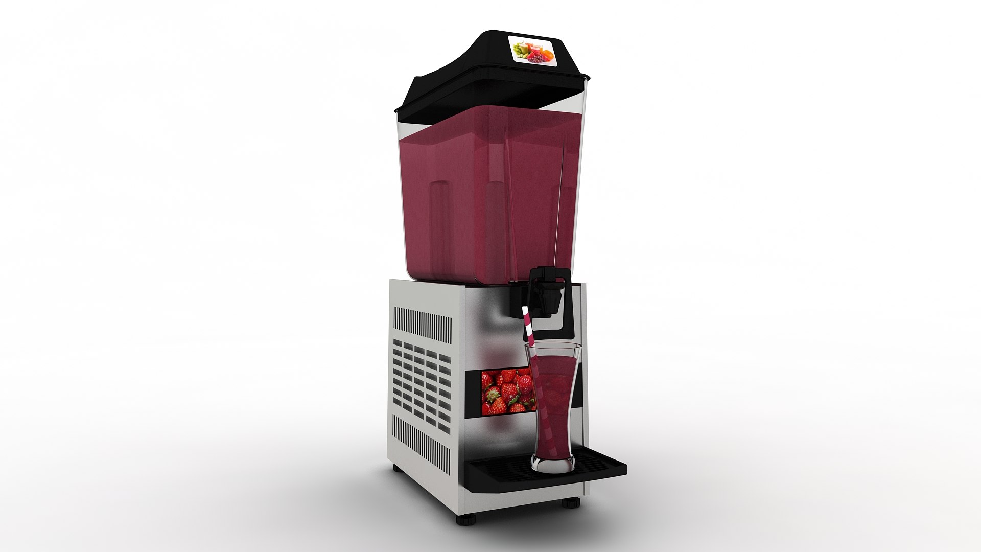 3D model realistic juice dispenser - TurboSquid 1578212