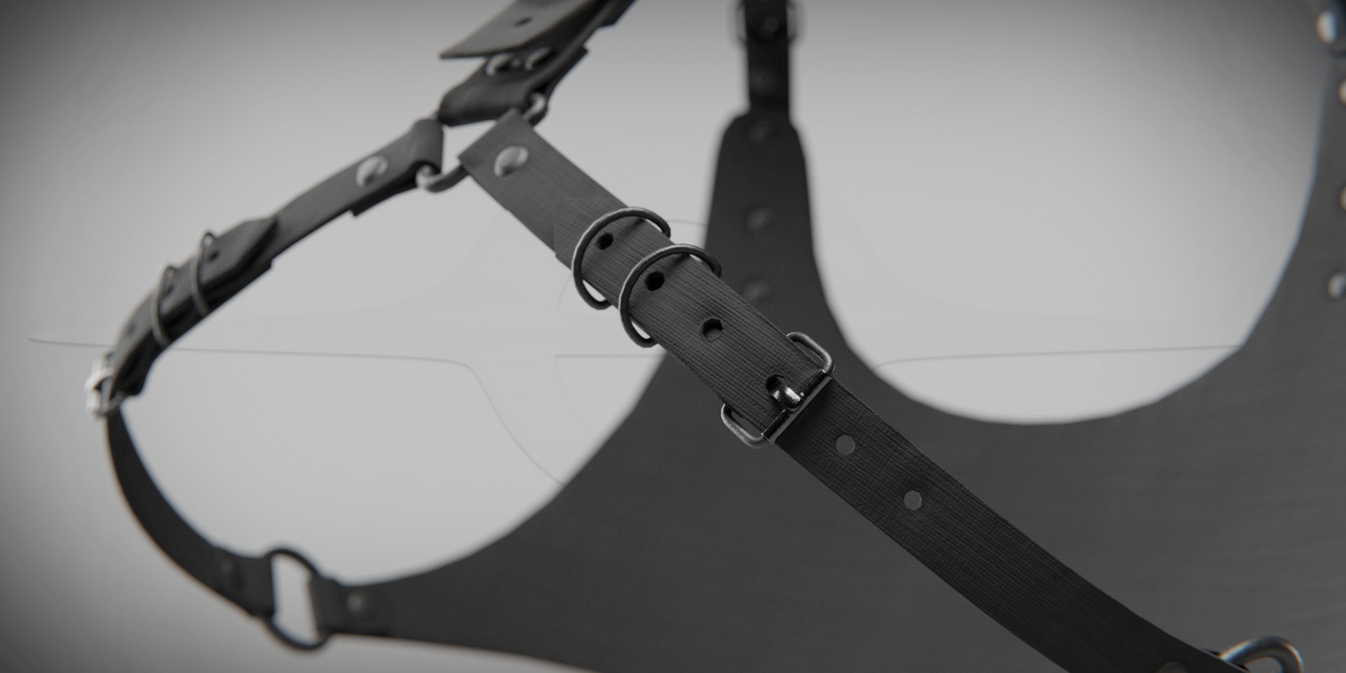 3D Model PBR Male Chest Harness Accessory Variations - TurboSquid 1860074