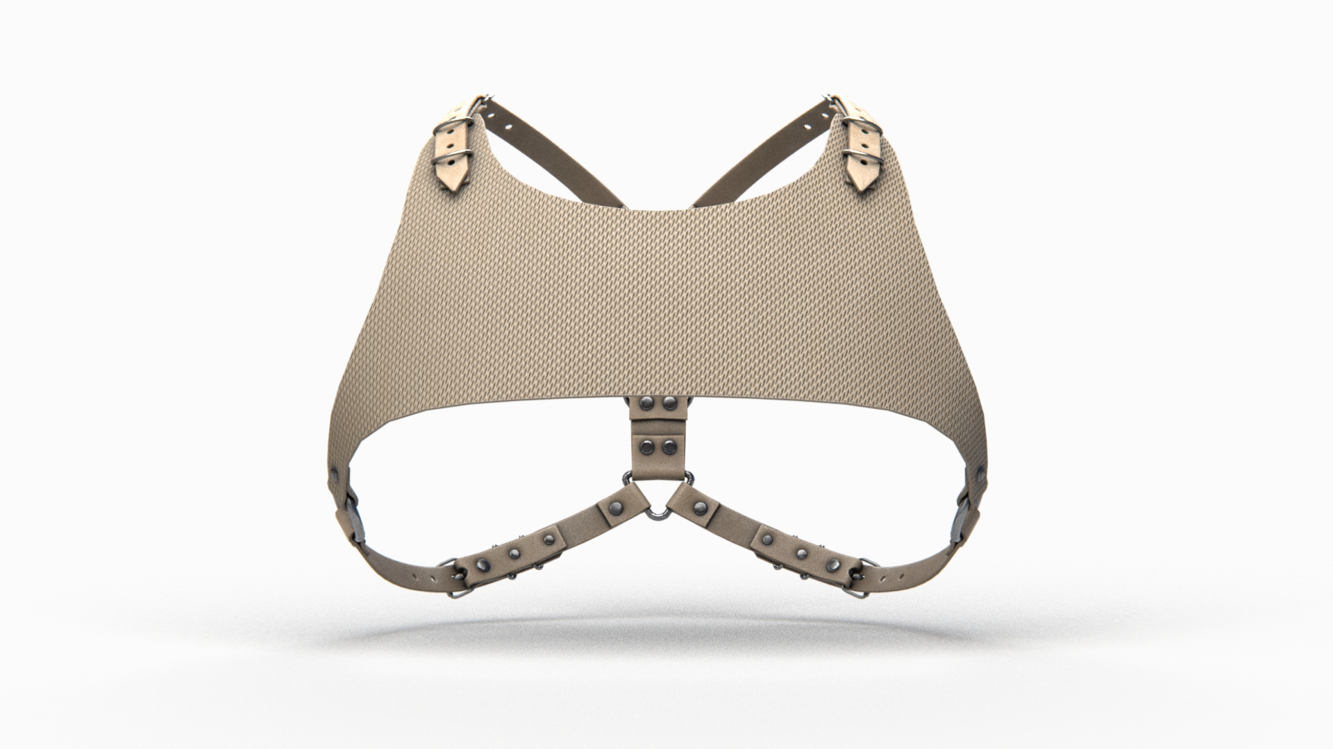 3D Model PBR Male Chest Harness Accessory Variations - TurboSquid 1860074