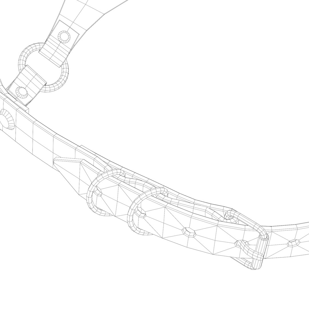 3D Model PBR Male Chest Harness Accessory Variations - TurboSquid 1860074