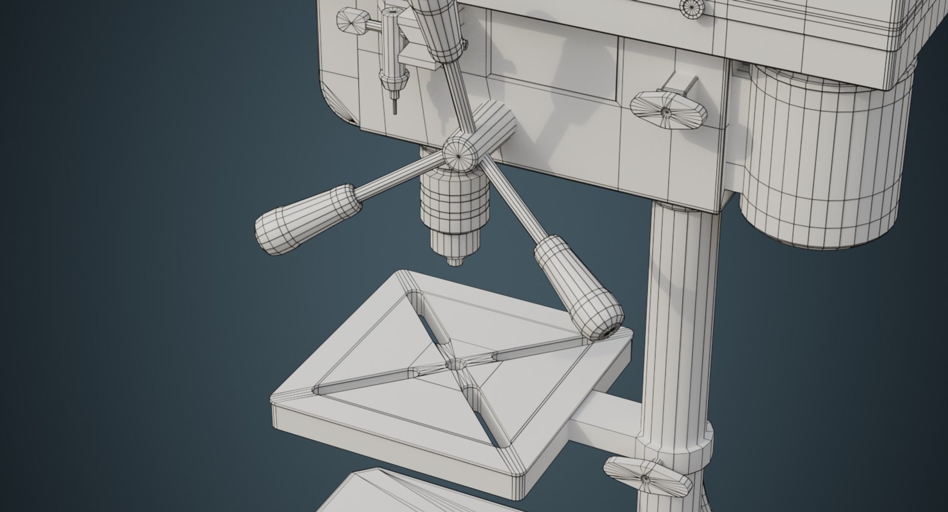 Drill press 2b 3D model - TurboSquid 1651813