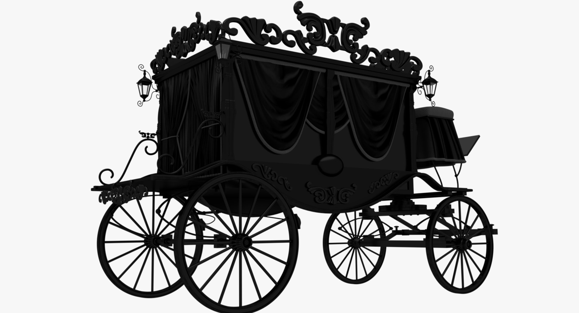 Mourning Coach 3D Model - TurboSquid 1280141