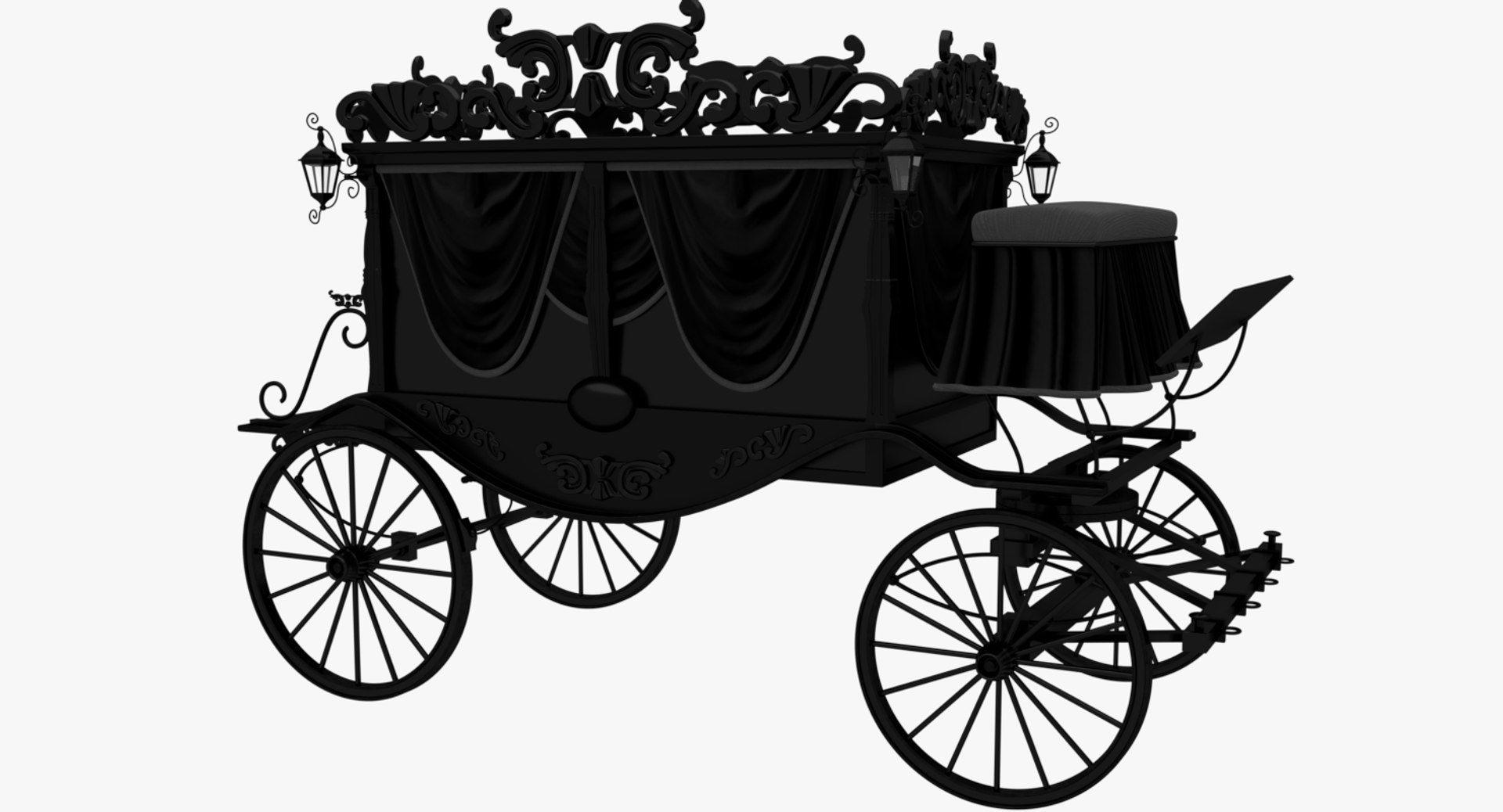 Mourning Coach 3D Model - TurboSquid 1280141