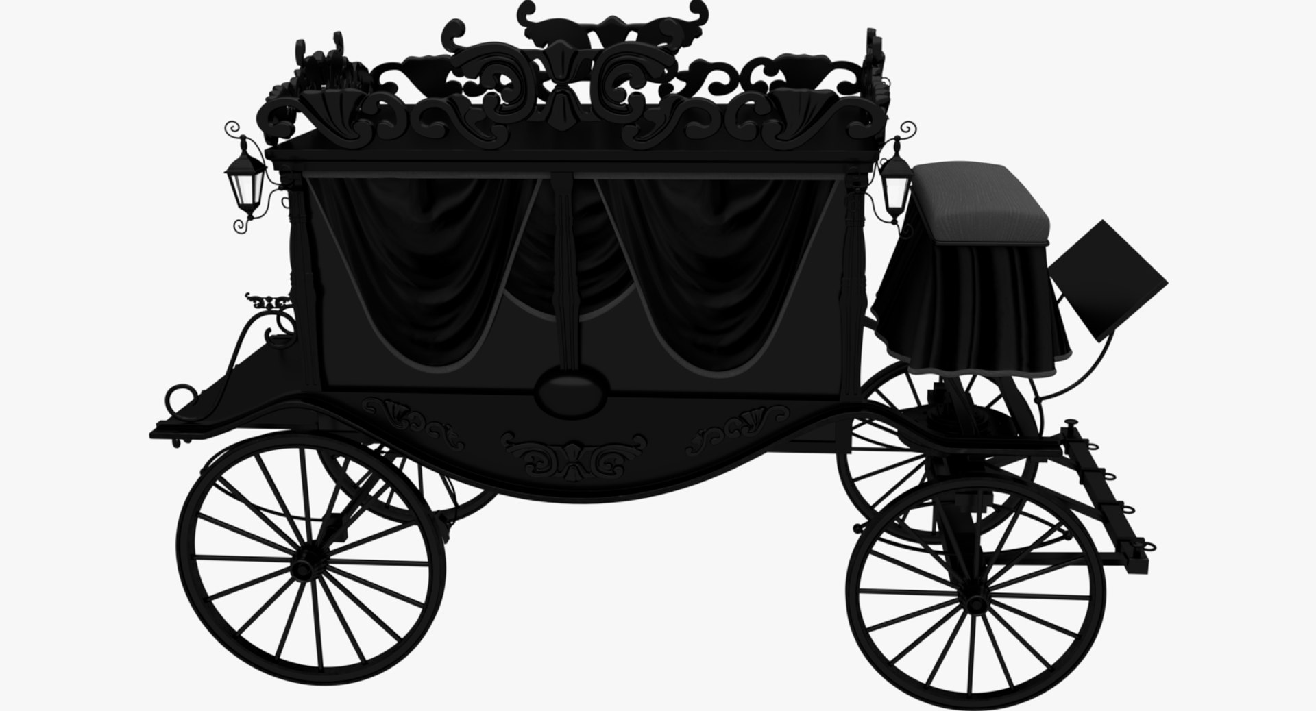 Mourning Coach 3D Model - TurboSquid 1280141