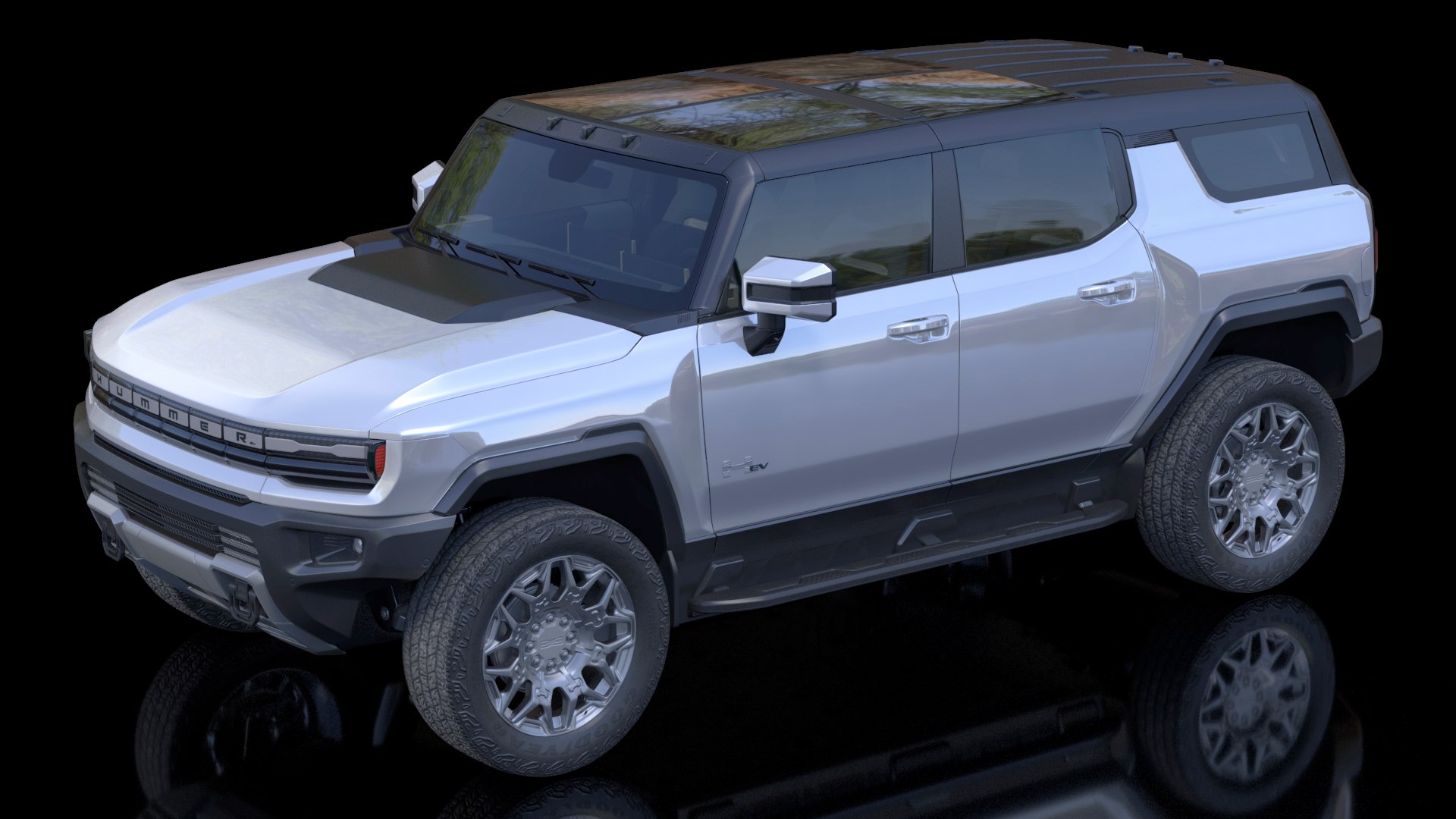 3D GMC Hummer EV SUV White - TurboSquid 1905359